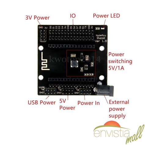buy nodemcu esp8266 base i o expansion testing development breadboard