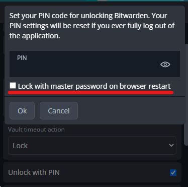 Google Chrome Bitwarden Extension Requires A Password Before The Set Time Issue