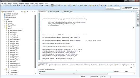 Eclipse Stm32f Gpio Configuration Youtube