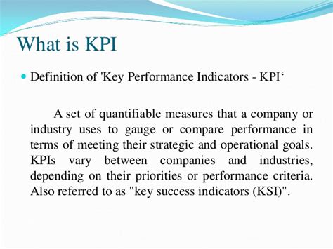 What Is A Kpi Definition Examples And The Ultimate Guide Images