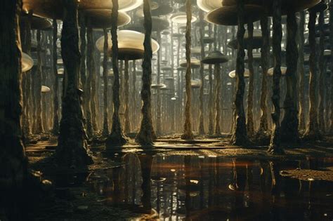 Premium Ai Image Quantum Forest With Trees Existing Across Multiple 00086 00