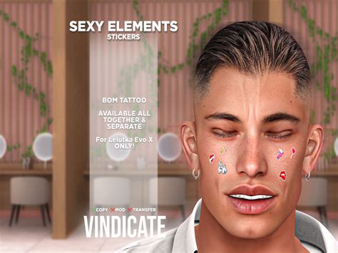 Second Life Marketplace Vindicate Sexy Elements Stickers Second Life Marketplace Vindicate Sexy Elements Stickers