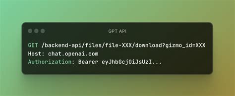 Code Showing GPTs Files API