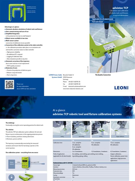 Tcp Calculation From Leoni Pdf Welding Construction