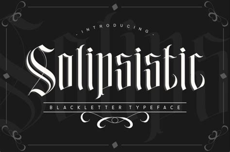 Solipsistic Font Freedafonts