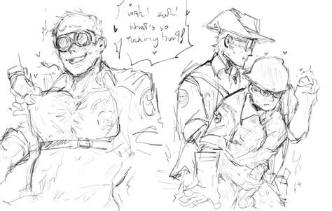 Rule 34 Anal Anal Sex Bara Tits Big Pecs Chest Hair Engineer Team