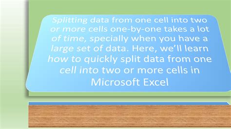 SOLUTION How To Split Data From One Cell Into Two Or More Cells Studypool