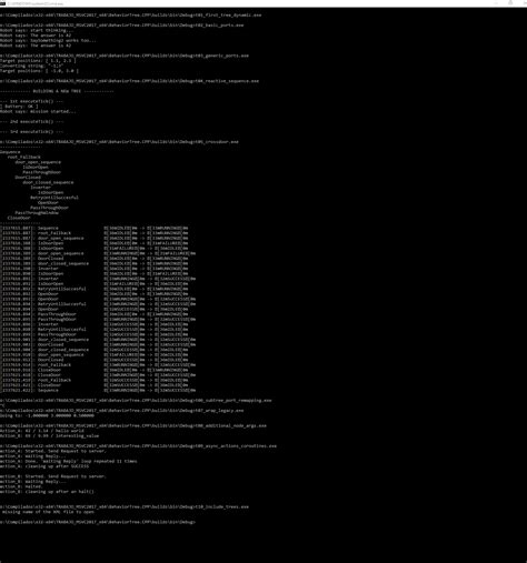 Building BehaviorTree CPP Visual Studio Windows X Issue BehaviorTree