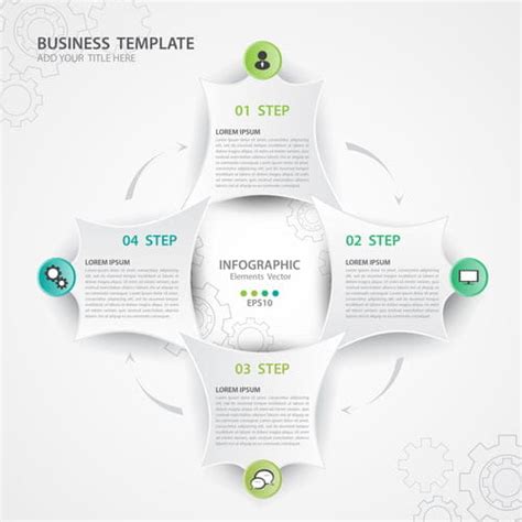 다각형 프레 젠 테이 션 Infographic 서식 파일 벡터 Eps Uidownload