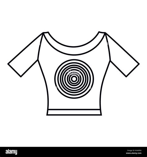 target icon outline style stock vector image and art alamy