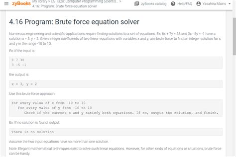 Solved Zybooks My Library Cs 1320 Computer Programming