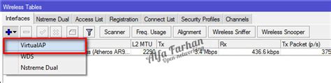 Lab 28 Mikrotik Virtual Access Point ~ Open Networking