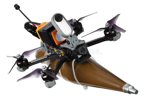 Combat Fpv Drone With Anti Tank Rpg Warhead Lowcost Loitering