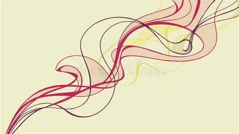 Abstract Flowing Lines Art Dynamic Motion Modern Design Vector Design Generative Ai Stock