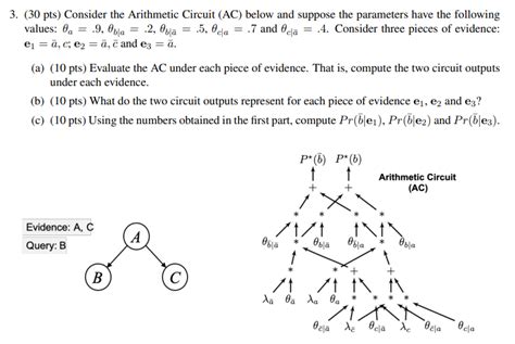 Solved 3 30 Pts Consider The Arithmetic Circuit Ac