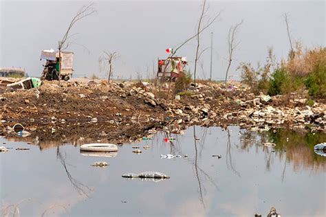 Massive Landfill In Cdmx Mexico For Waste Disposal Photo Background And