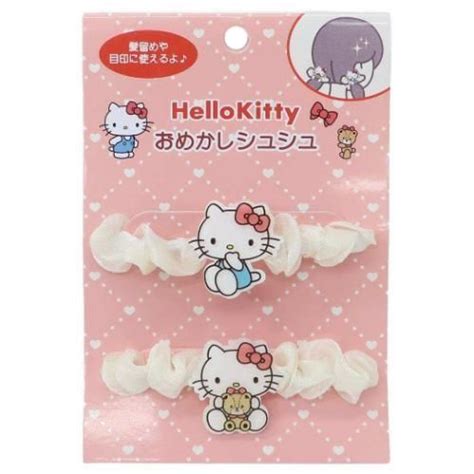 Yesasia Hello Kitty 髮圈 2件裝 生活百貨及精品 郵費全免 北美網站