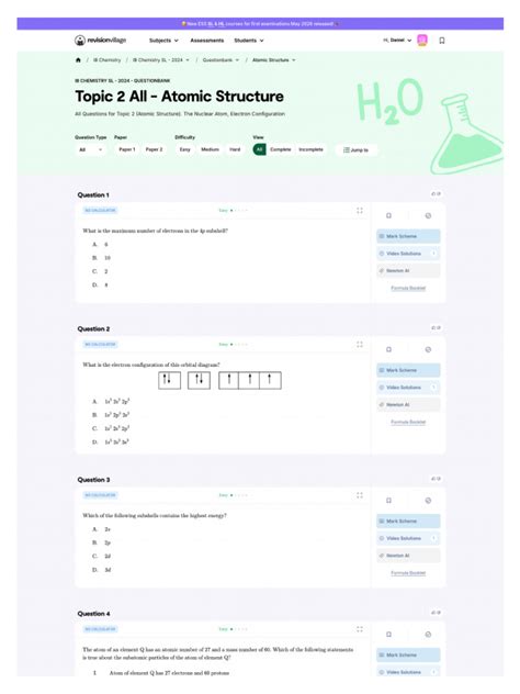 Screencapture Revisionvillage Ib Chemistry Sl Questionbank Atomic Structure 2024 09 11 12 55 18