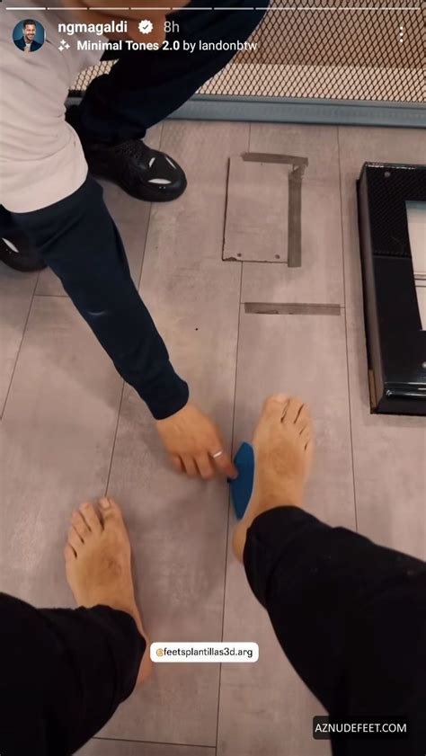 NicolÁs Magaldi Feet Aznudefeet Men