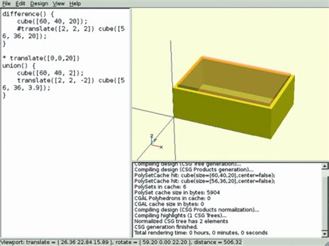 Discovering OpenSCAD Part Basic Functions Open Electronics