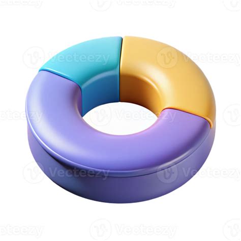 Inspired Contemporary Doughnut Chart Displaying Data Proportions