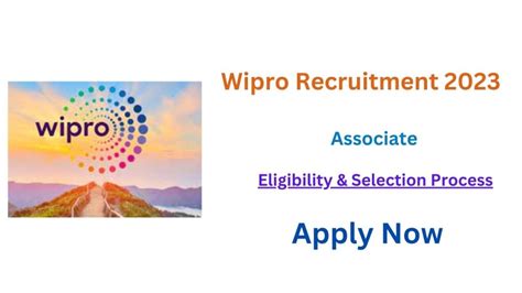 Wipro Recruitment 2023 Wipro Hiring Associate Apply Now
