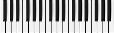 Premium Vector Vector Realistic Piano Keys Music Theme Design