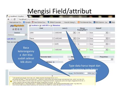 Implementasi Basis Data Dalam Xampp Pptx