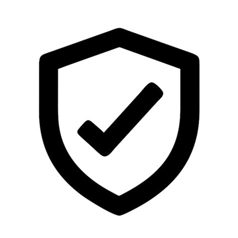 A Shield With A Tick On It Premium Ai Generated Vector