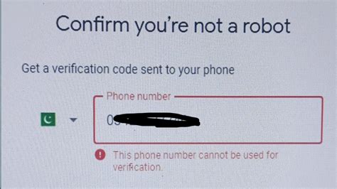 This Phone Number Cannot Be Used For Verfication 100 Fix This