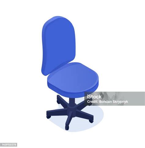 등받이가 있는 파란색 사무실 의자 아파트 및 작업을위한 우아한 가구 가구에 대한 스톡 벡터 아트 및 기타 이미지 가구 남자 사업가 디자인 Istock