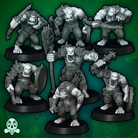 Descargar Fantasy Orc Pack De Malicious Minis Descargar Fantasy Orc Pack De Malicious Minis