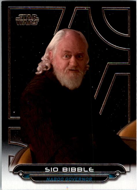 2017 Topps Star Wars Galactic Files Reborn Aotc8 Sio Bibble Nm Mt