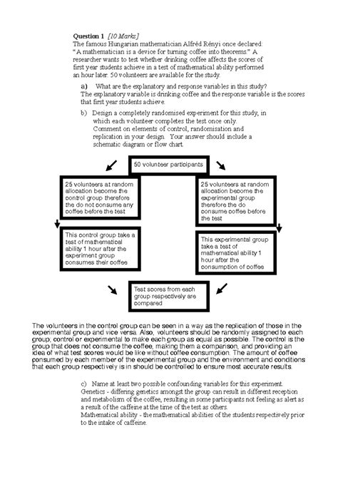 Assignment 1 Sta1010 Question 1 10 Marks The Famous Hungarian Mathematician Alfréd Rényi