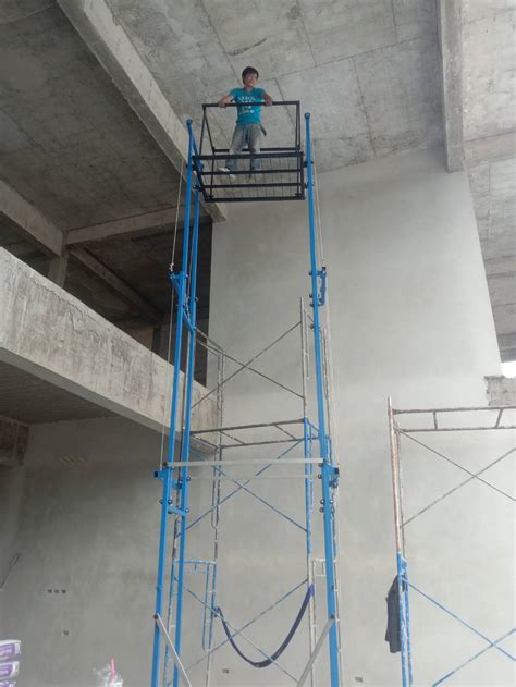ลิฟท์อเนกประสงค์ Electric Lifting Scaffolding 6 เมตร รุ่น Tb 08 C S B Machine Group จำหน่าย