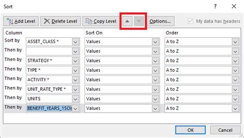 Attribute Table — Buttons To Rearrange Sort Levels Esri Community