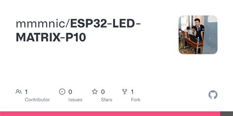 GitHub Mmmnic ESP LED MATRIX P