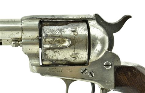 Very Rare 1st Shipment Colt Single Action Army Nickel Plated Revolver