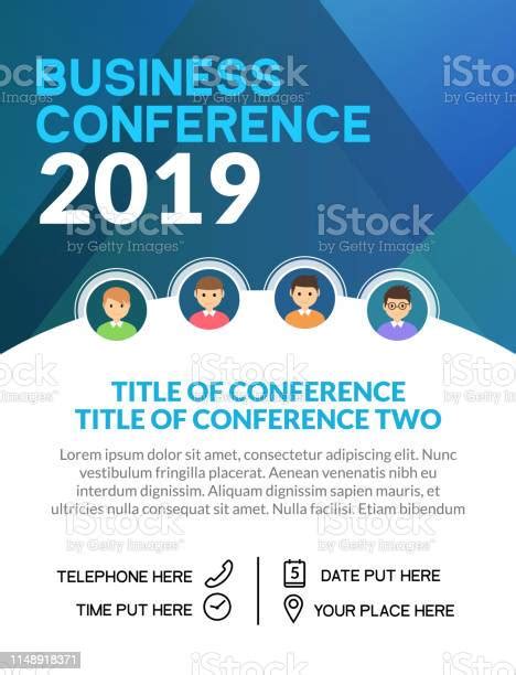 비즈니스 컨퍼런스 간단한 템플릿 초대장입니다 기하학적 잡지 회의 또는 포스터 사업 회의 디자인 기치 초대장에 대한 스톡 벡터 아트 및 기타 이미지 Istock