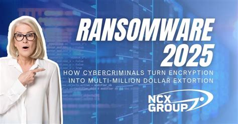 Ransomware 2025 How Cybercriminals Turn Encryption Into Multi Million