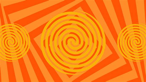 Free Orange Trippy Background Template To Edit Online