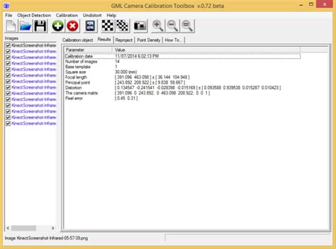 Kinect V2 Depth Camera Calibration Three Constants