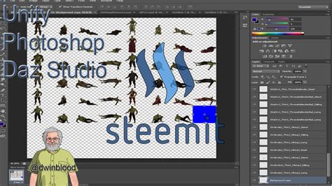 Unity Making Sprite Sheets Using Photoshop Daz Studio And Unity Game Development Art