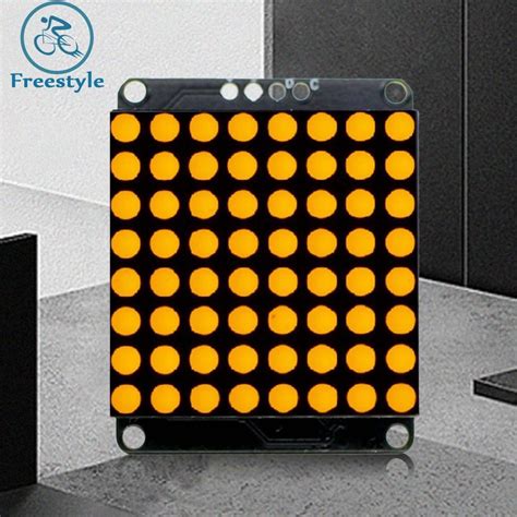 8x8 Ht16k33 Led Dot Matrix Diy Kit 5v Mcu Led Display Control Module