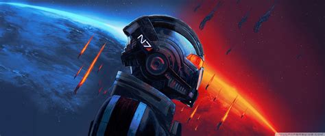 N7 Armor Mass Effect Video Game 4k Uhd Wallpaper For Ultrahd Desktop