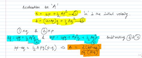 A Particle Moving With Uniform Acceleration Along Straight Line Cover AskIITians
