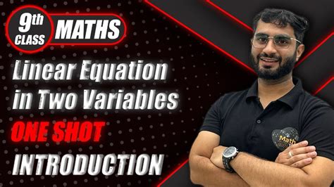 Class 9thmathschapter 4linear Equations In Two Variables One Shot