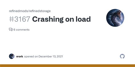 Crashing On Load · Issue 3167 · Refinedmodsrefinedstorage · Github