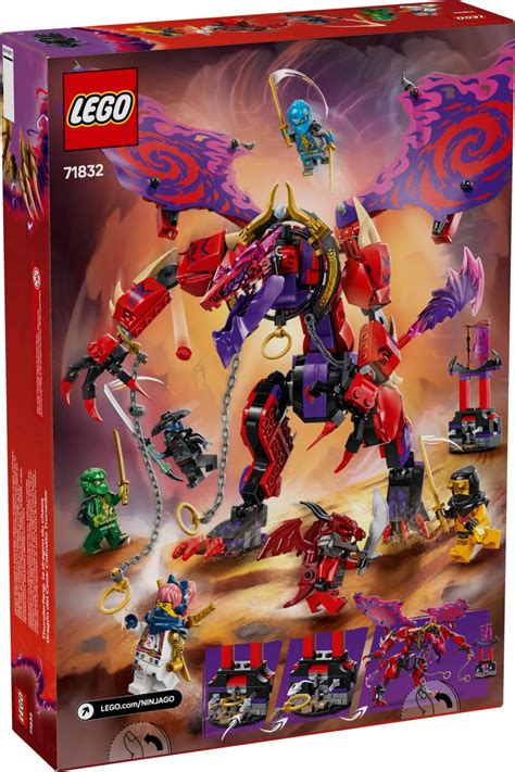 Lego Ninjago 71832 Pas Cher Croc De Tonnerre Le Dragon Du Chaos