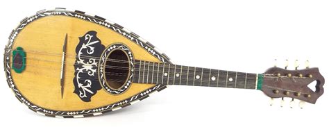 Neapolitan Bowl Back Mandolin Labelled Stridentenapoli